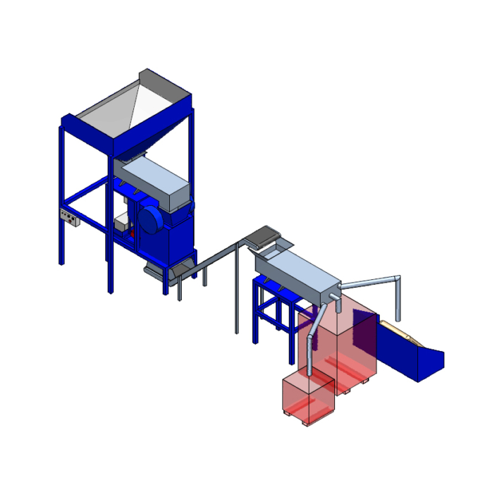 Waste recycling processing plant - Laarmann